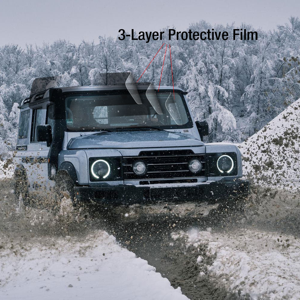 The Only Three-layer Windshield Protection Film | Windshield Defense®